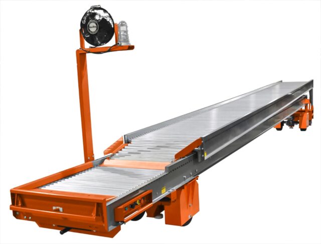 Aftersort Rigid Two-Stage Truck Loader | FMH Conveyors